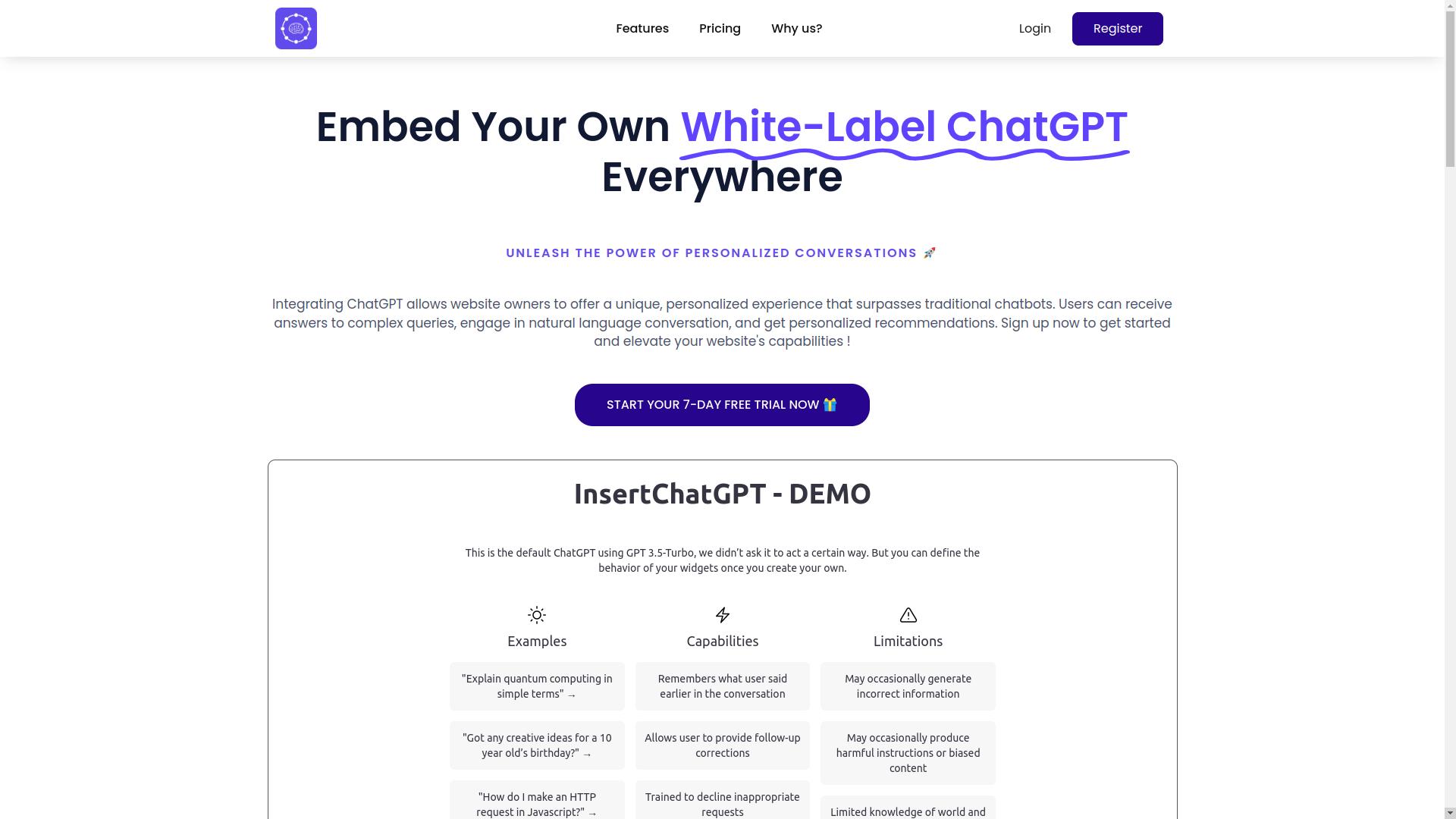 Insert ChatGPT | chatai[apps]