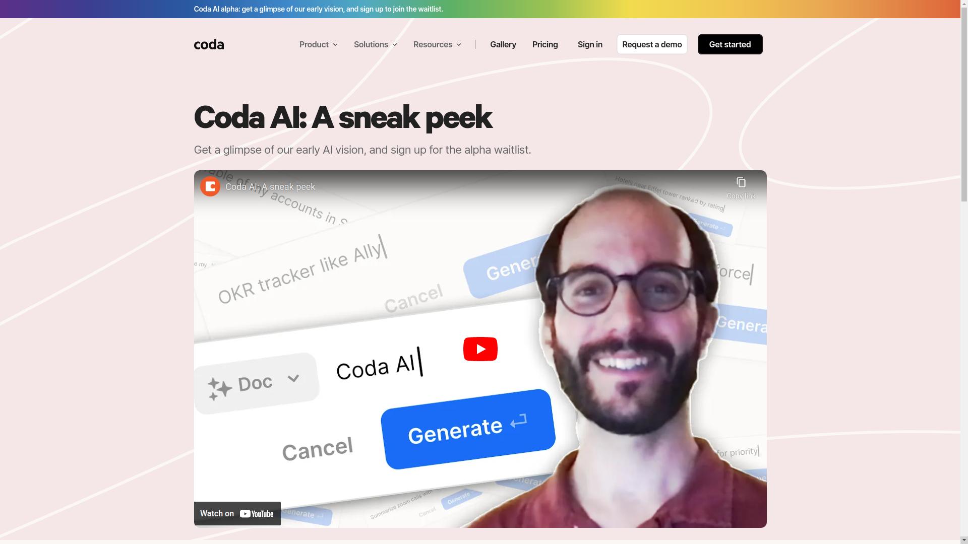 OpenAI for Coda | chatai[apps]