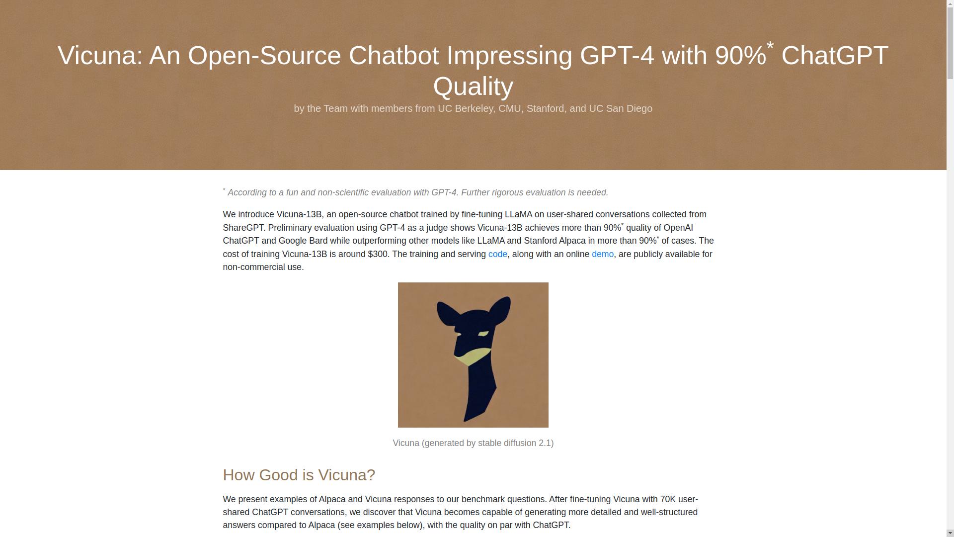 Vicuna | chatai[apps]